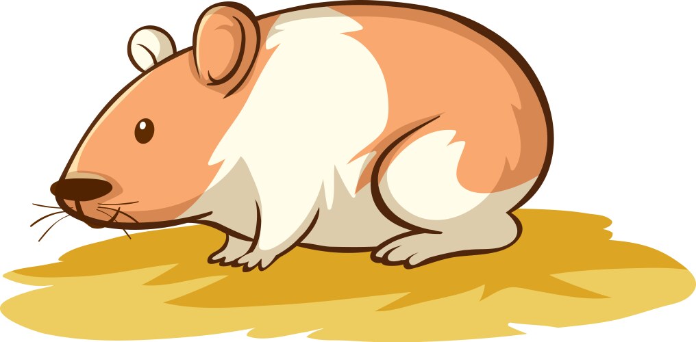 Hamster Clip Art Cute Hamster Wearing Shirt Clipart Afbeelding Door