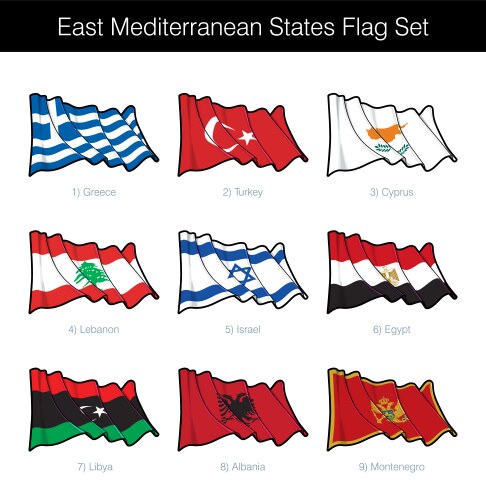 Mediterranean Flag Vector Images (over 2,200)