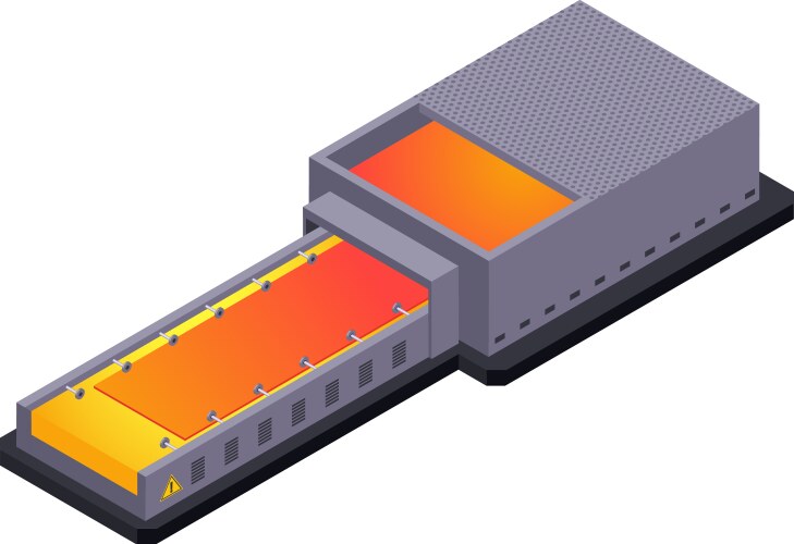 Glass production icon Royalty Free Vector Image