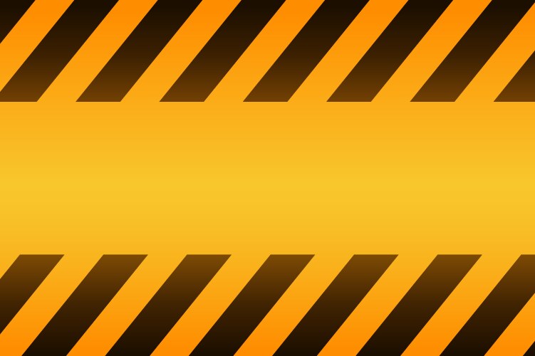 Warning alert yellow background with industrial Vector Image