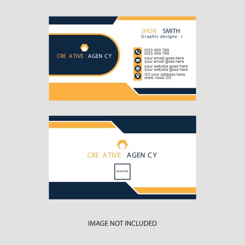 Premium quality id card design template Royalty Free Vector