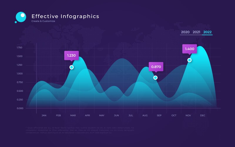 Modern infographic background Royalty Free Vector Image
