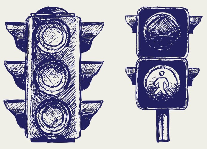 Traffic Light Drawing Vector Images (over 2,400)