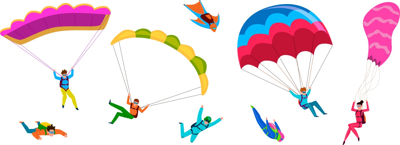 Skydiving Vector Images (over 10,000)
