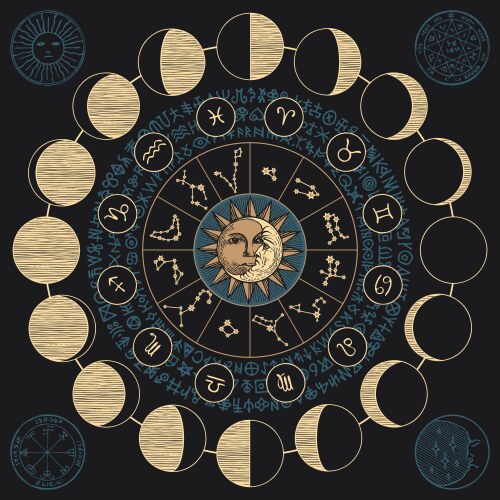 Moon and Sun Drawing Vector Images (over 10,000)