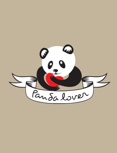 Panda Love Vector Images (over 7,000)