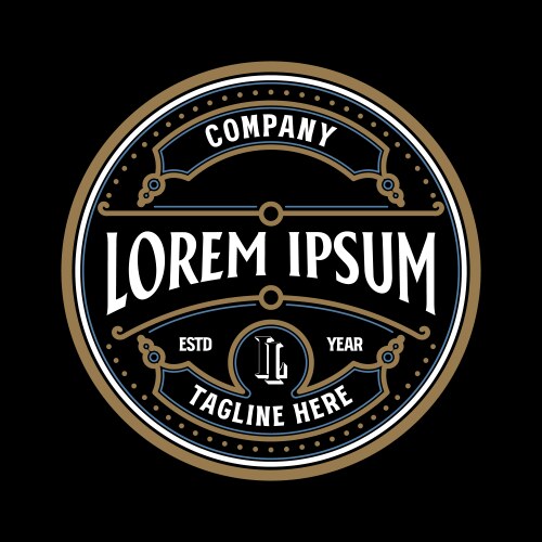 Logo border Vector Images & Graphics for Commercial Use | VectorStock