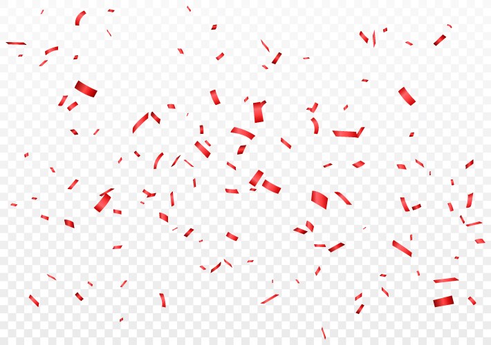 Colorful confetti celebrations design isolated Vector Image
