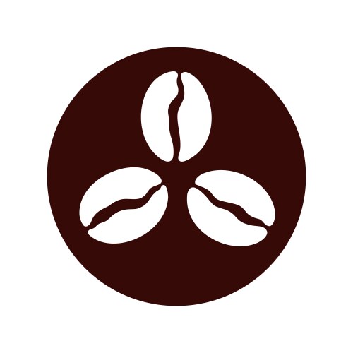 Types of coffee beans arabica and robusta Vector Image