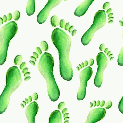 Seamless footprint background Royalty Free Vector Image