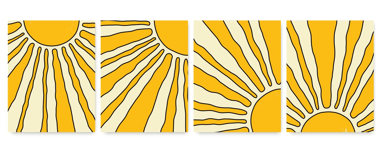 Retro Sun Vector Images (over 90,000)