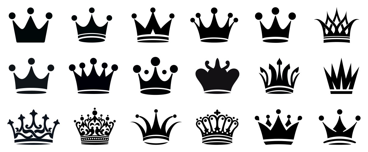 Crown Silhouette Vector Images (over 44,000)
