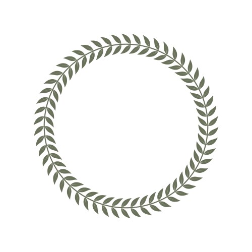 Laurel green Royalty Free Vector Image - VectorStock