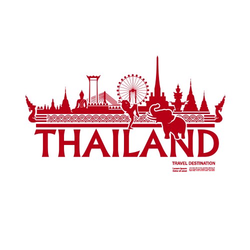 Thailand traditional khon theater mask ravana Vector Image