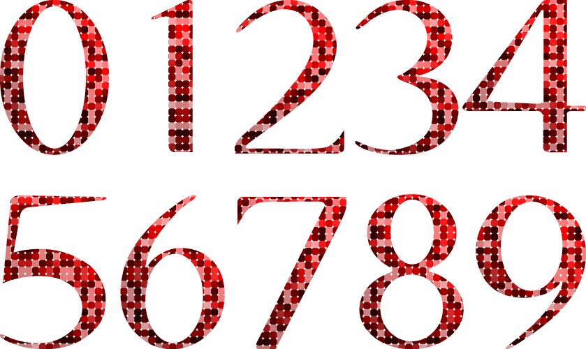 Red Numbers Vector Images (over 150,000)