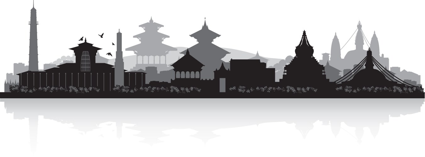 Kathmandu Nepal Skyline Vector Images (over 200)