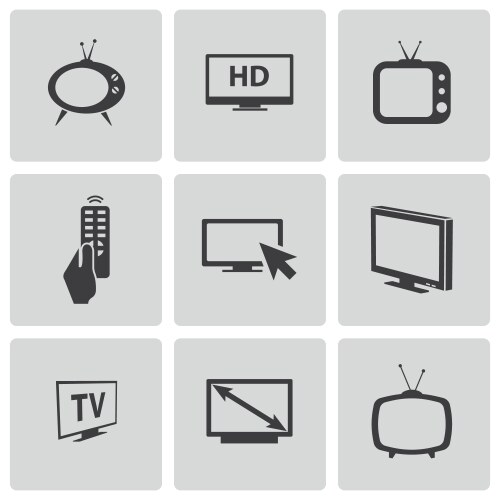 Television test pattern Royalty Free Vector Image