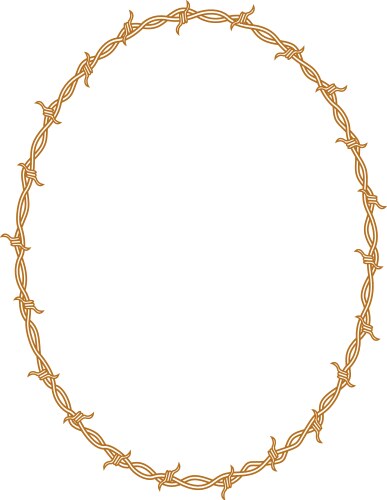 Barbed wire border Royalty Free Vector Image - VectorStock