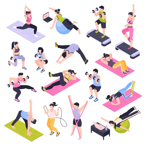 Man workout fitness aerobic and exercises Vector Image