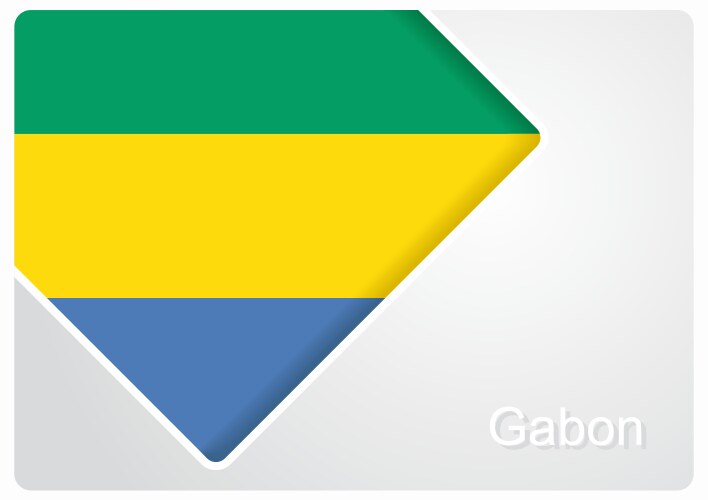 Flag of gabon Royalty Free Vector Image - VectorStock