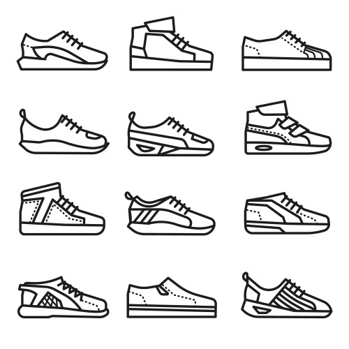 Running Shoe Vector Images (over 20,000)