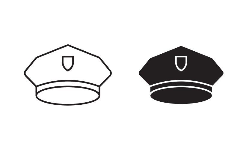 Police Hat Silhouette