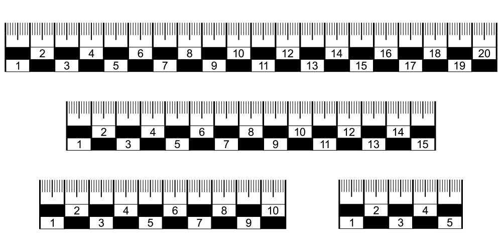 Accurate Ruler Vector Images (over 1,100)