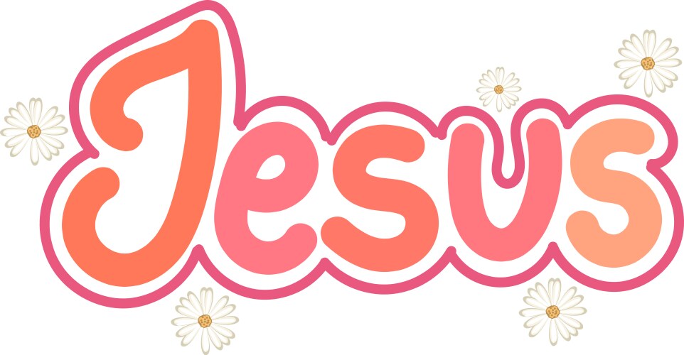 Bible verse about salvation use as sticker Vector Image