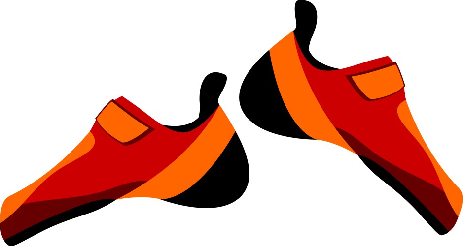 Climbing shoes Vector Images & Graphics for Commercial Use | VectorStock