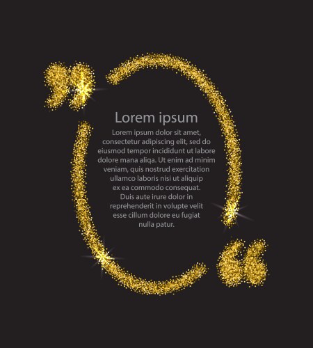 Gold Quotation Marks Vector Images (over 150)