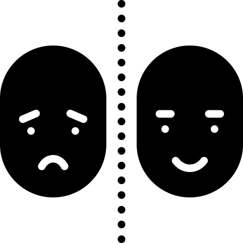 Multiple personality Royalty Free Vector Image