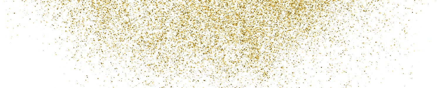 Gold glitter texture horizontal long banner Vector Image