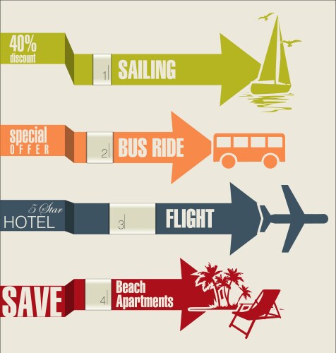Flight infographics Royalty Free Vector Image - VectorStock