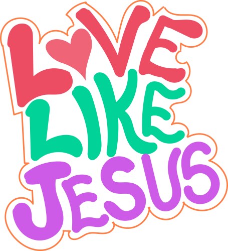 Bible verse about salvation use as sticker Vector Image