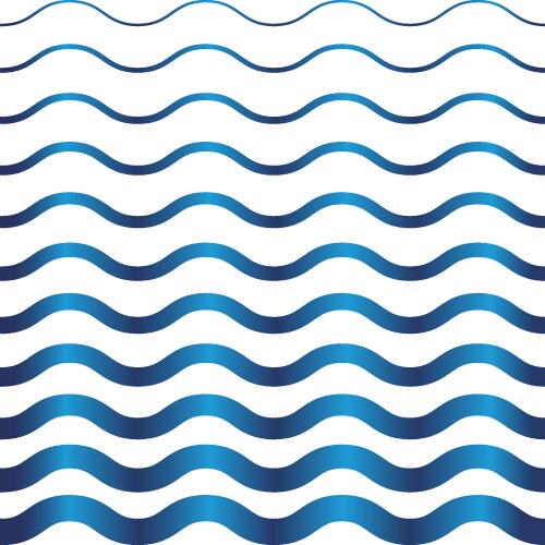 Set wave pattern and wavy circle Royalty Free Vector Image