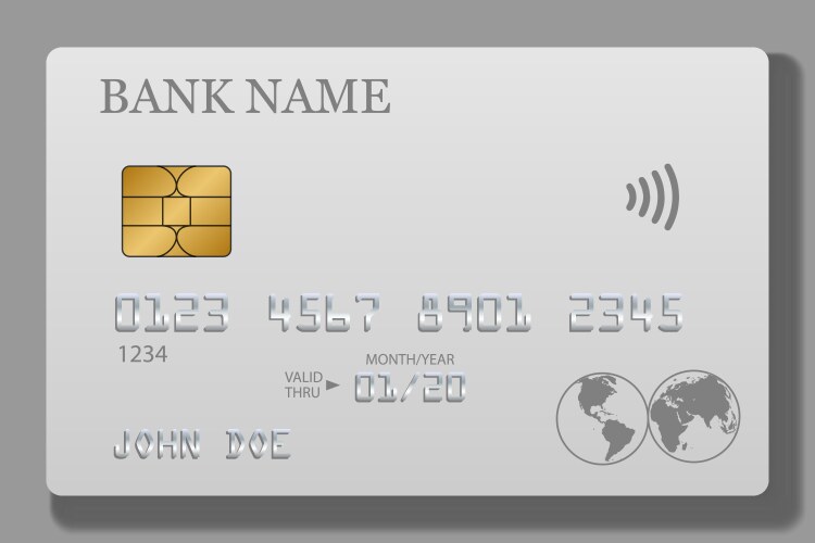 Debit Card Template Vector Images (over 6,600)