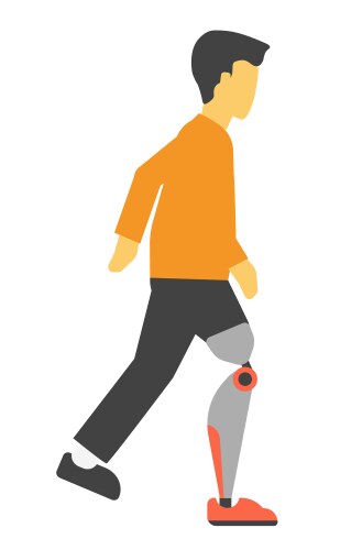 Man doing leg extension on machine exercise Vector Image