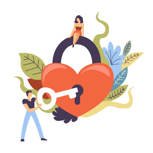 Closed heart Royalty Free Vector Image - VectorStock