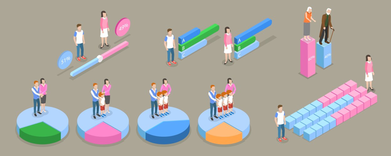 Age Demographics Vector Images (over 740)