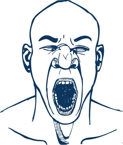 Shout Royalty Free Vector Image - VectorStock