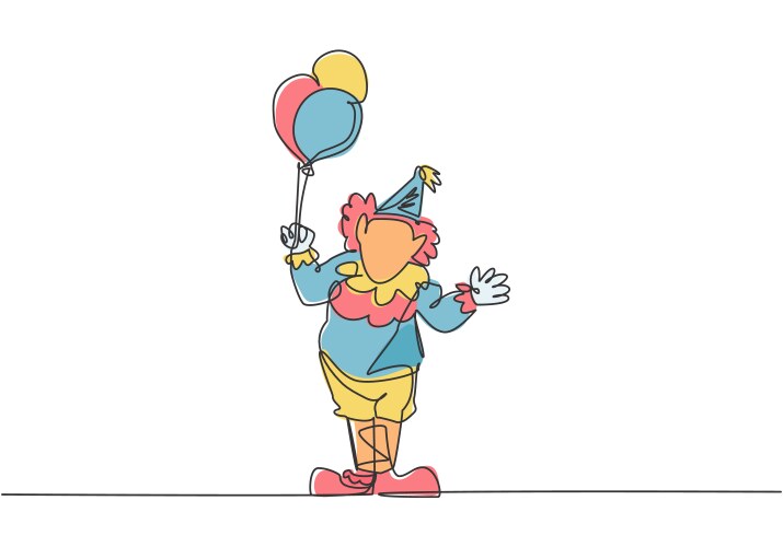 Clown Line Drawing Vector Images (over 1,400)