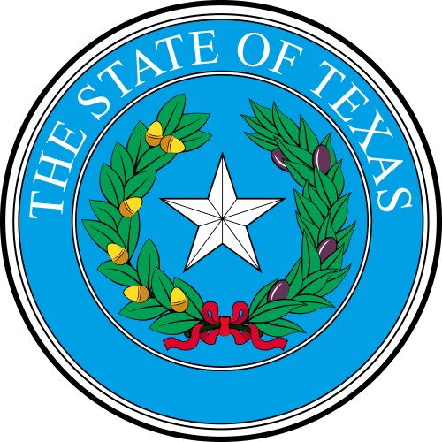 Texas state seal Vector Images & Graphics for Commercial Use | VectorStock