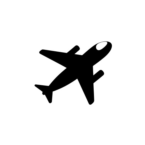 Airplane Black and White Vector Images (over 90,000)