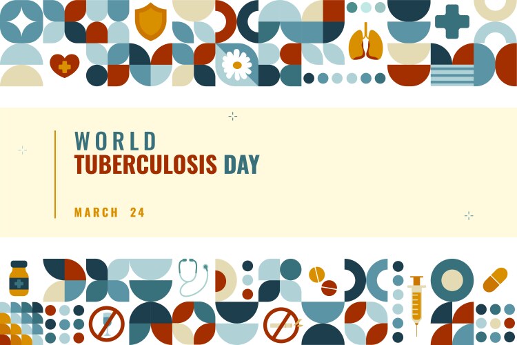 World tuberculosis day poster Royalty Free Vector Image