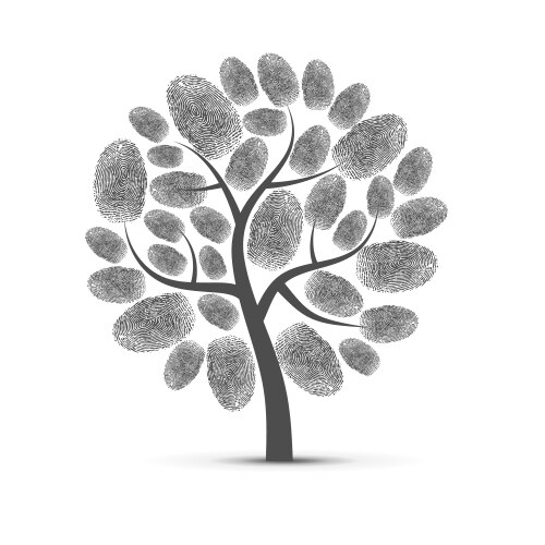 Fingerprint Tree Vector Images (over 230)
