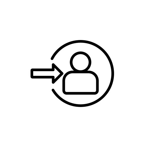 Login icon Royalty Free Vector Image - VectorStock