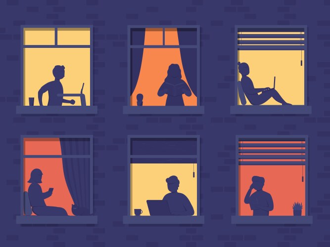 People in Windows Vector Images (over 27,000)
