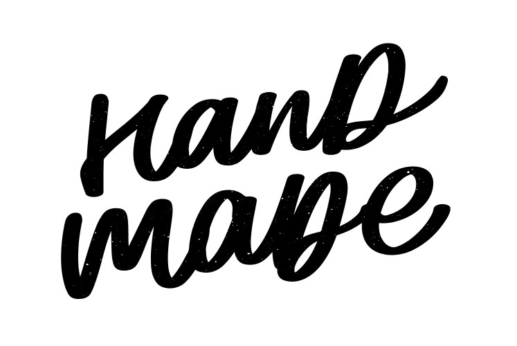 Self-made lettering calligraphy motivation Vector Image