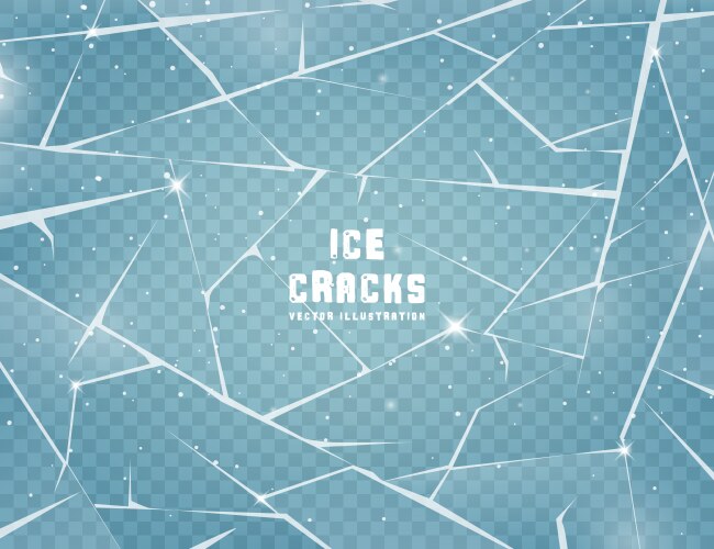 Ice surface background Royalty Free Vector Image