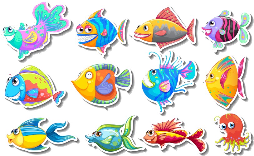 Coral fish Royalty Free Vector Image - VectorStock